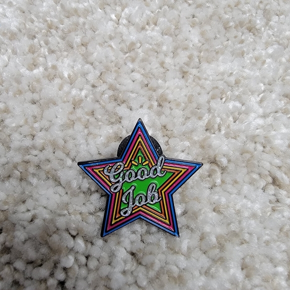 Accessories | Walmart Rainbow Star Good Job Lapel Hat Lanyard Vest Pin ...